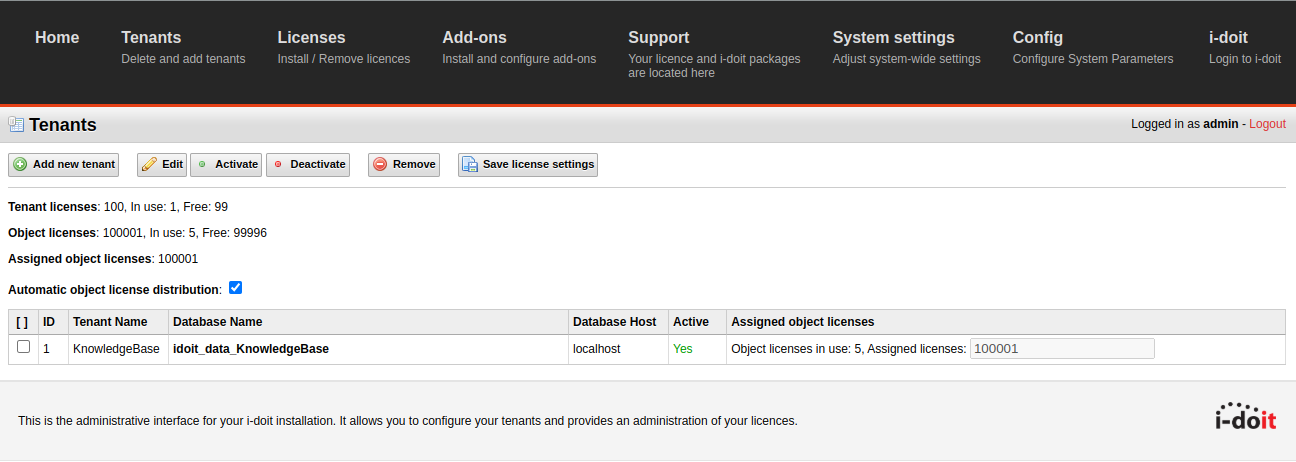 Licensing - Knowledge Base
